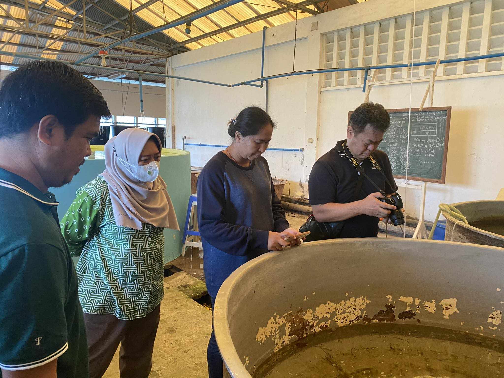 IFRDMD VISITS AQD IN TIGBAUAN AND BINANGONAN – SEAFDEC/IFRDMD