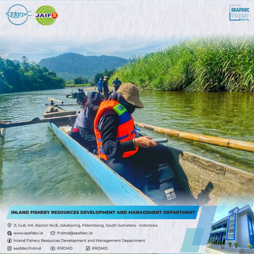 Sampling survey of eel catch in Poso River – SEAFDEC/IFRDMD