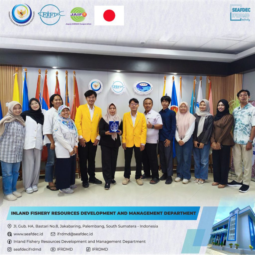 Universitas Sriwijaya Students Complete Internship at SEAFDEC/IFRDMD ...
