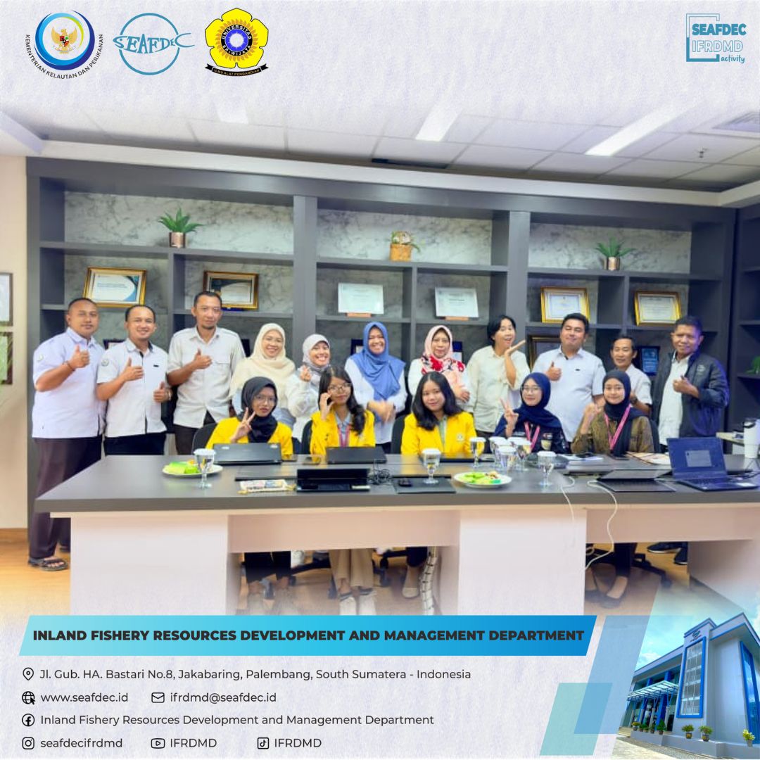 SEAFDEC/IFRDMD Supports Capacity Building through the Practical Study ...